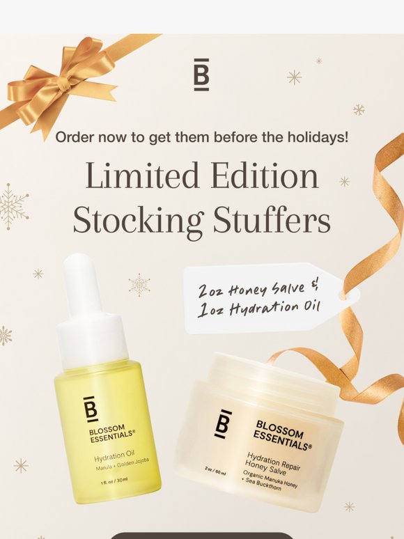 Blossom Essentials: Our Limited Edition Stocking Stuffers Are Here 💝 ...