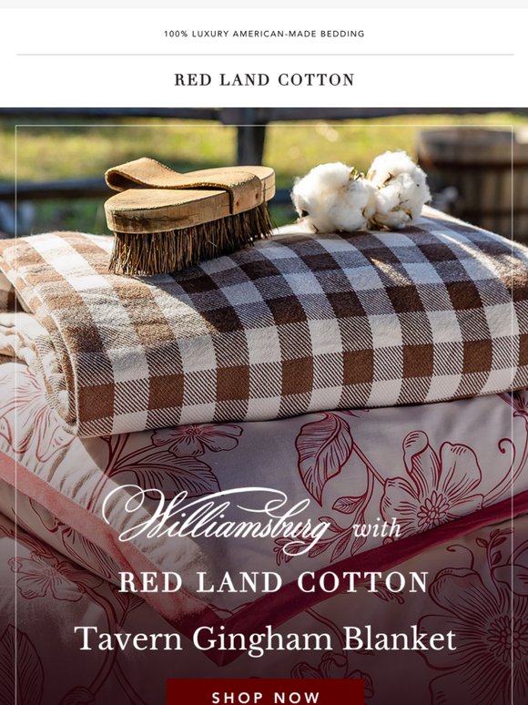 Red Land Cotton: A Gingham Weave With a Story to Tell ️ | Milled