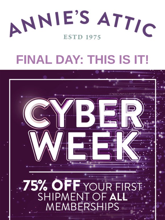 Annie's: Final Hours Approaching: Grab 75% Off While You Still Can ...