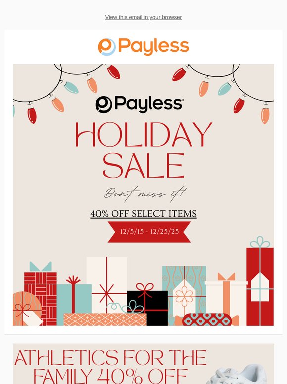 Payless: Holiday Deals for the Family | Milled
