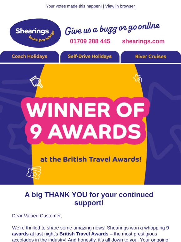 Shearings: We’ve won – and it’s all thanks to you! 🎉 | Milled