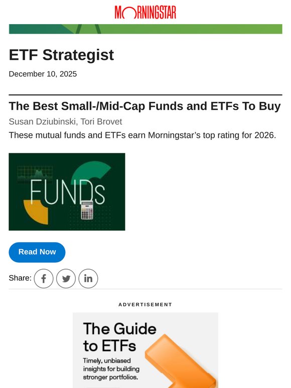 Morningstar: The Best Small-/Mid-Cap Funds and ETFs To Buy | Milled