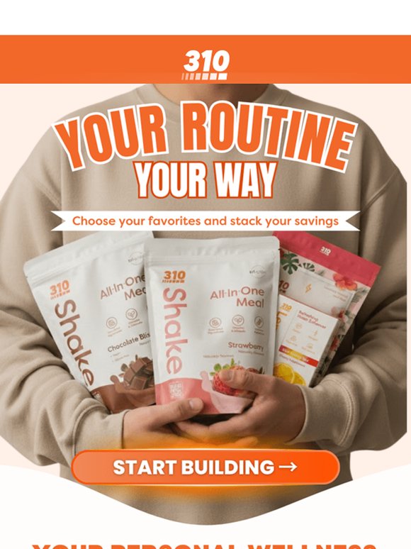 310 Nutrition: Build your perfect wellness kit | Milled
