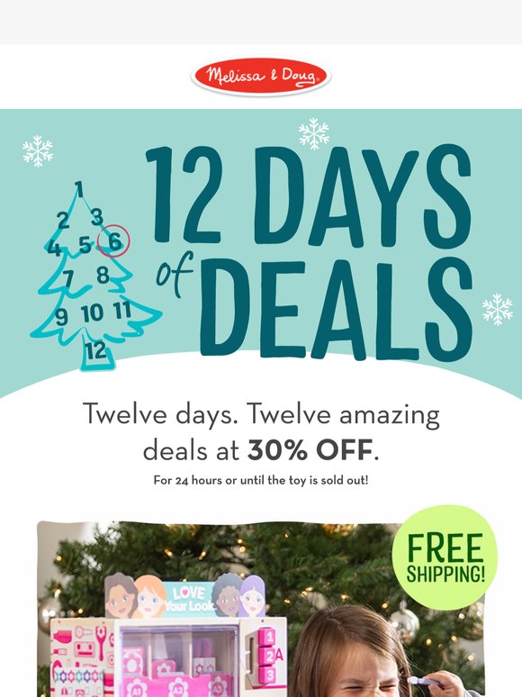 Melissa & Doug: Deal Day 6: Pamper & Play – 30% Off Today Only! | Milled
