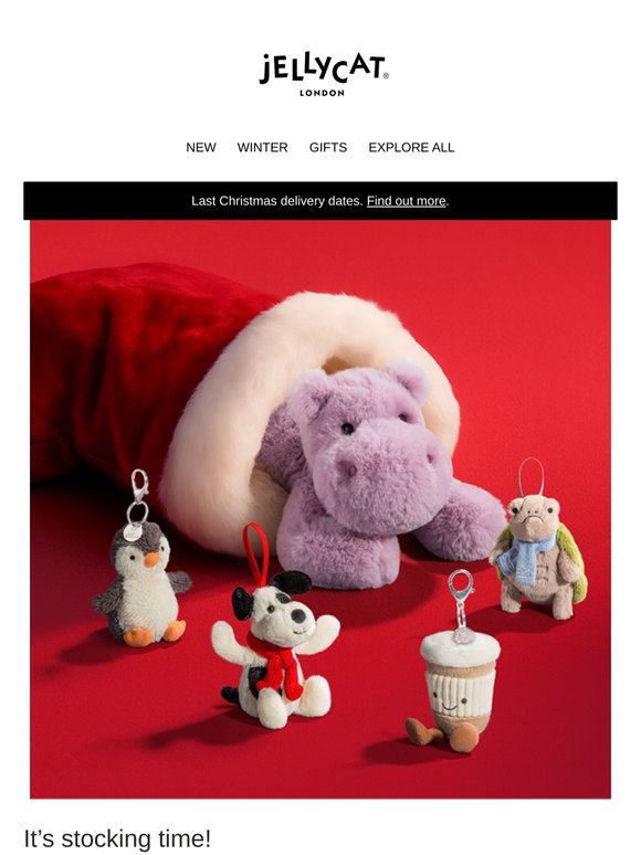Jellycat US: The Jellies are on stocking duty | Milled