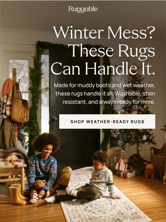 Ruggable: Winter mess? These rugs can handle it | Milled