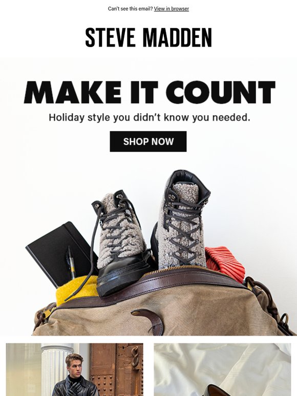 Steve Madden: Set For The Season | Milled