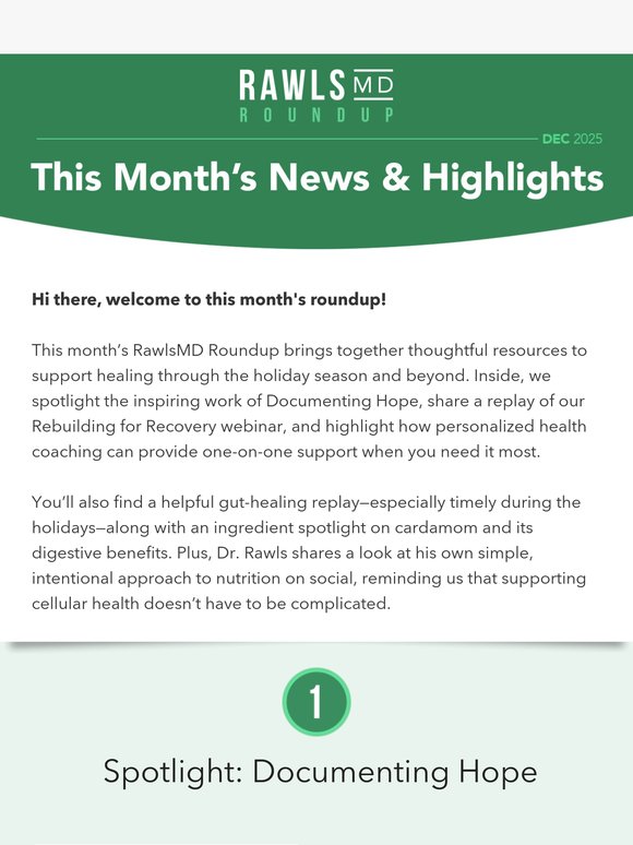 Vital Plan: Your RawlsMD Roundup is here! | Milled