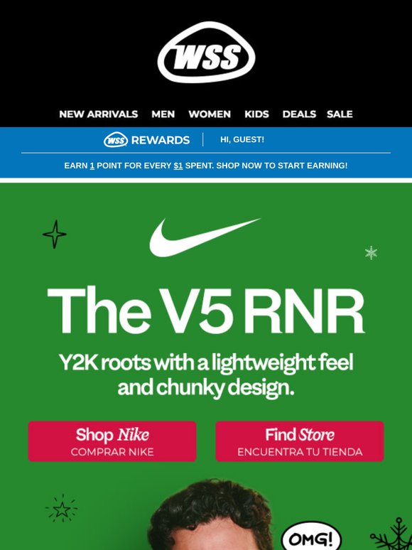 WSS: The Nike V5 RNR: A Gift They’ll Wear Everywhere | Milled