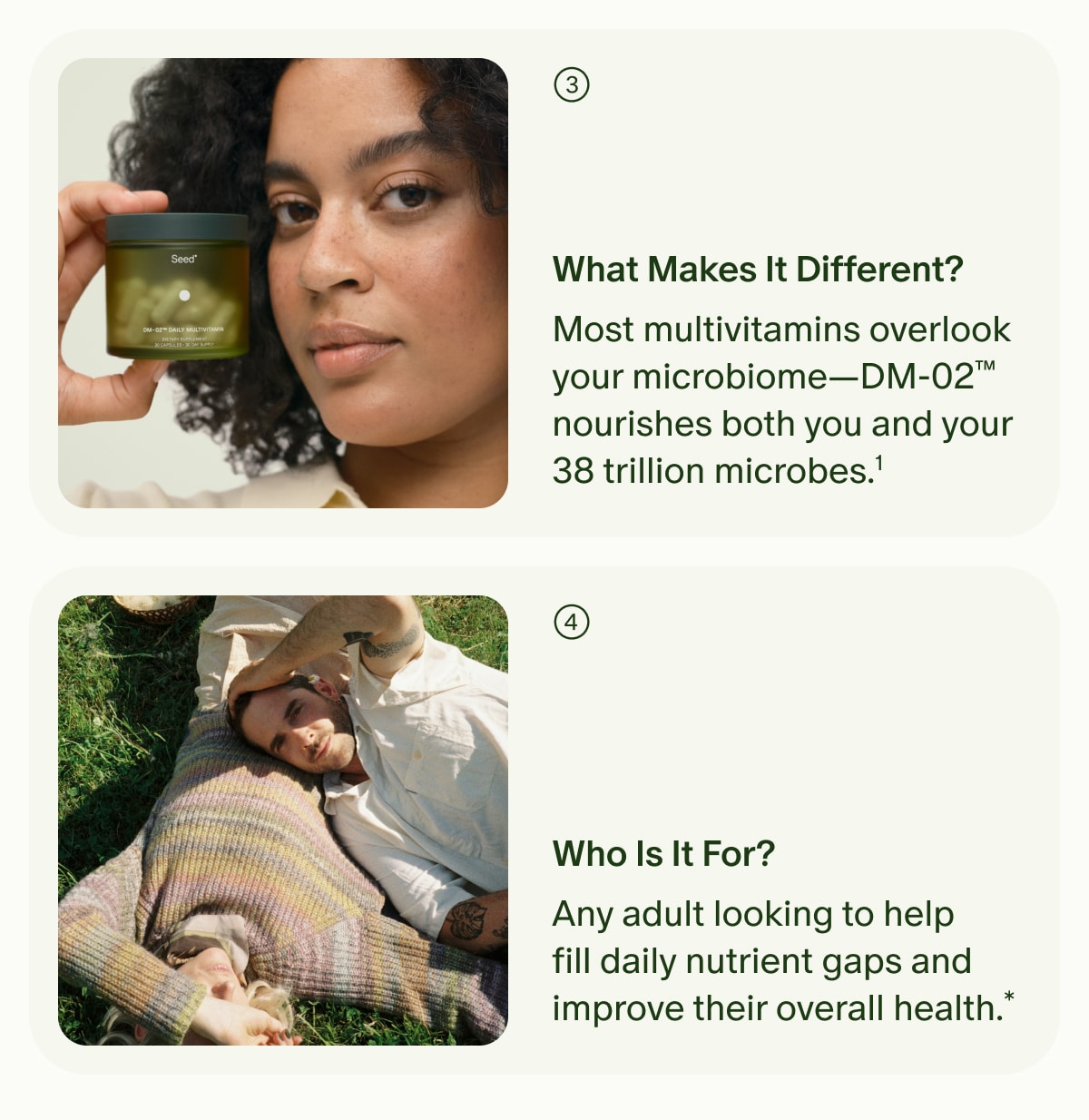Seed: Your guide to DM-02™ Daily Multivitamin. | Milled