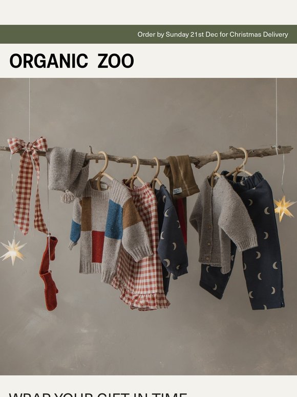 Organic Zoo: Last call for guaranteed Christmas delivery ⌛ | Milled