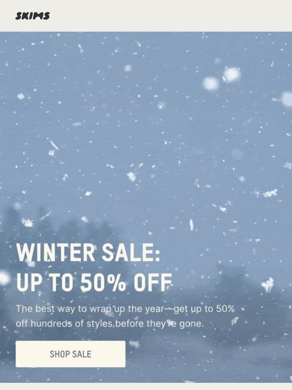 SKIMS: WINTER SALE: UP TO 50% OFF | Milled