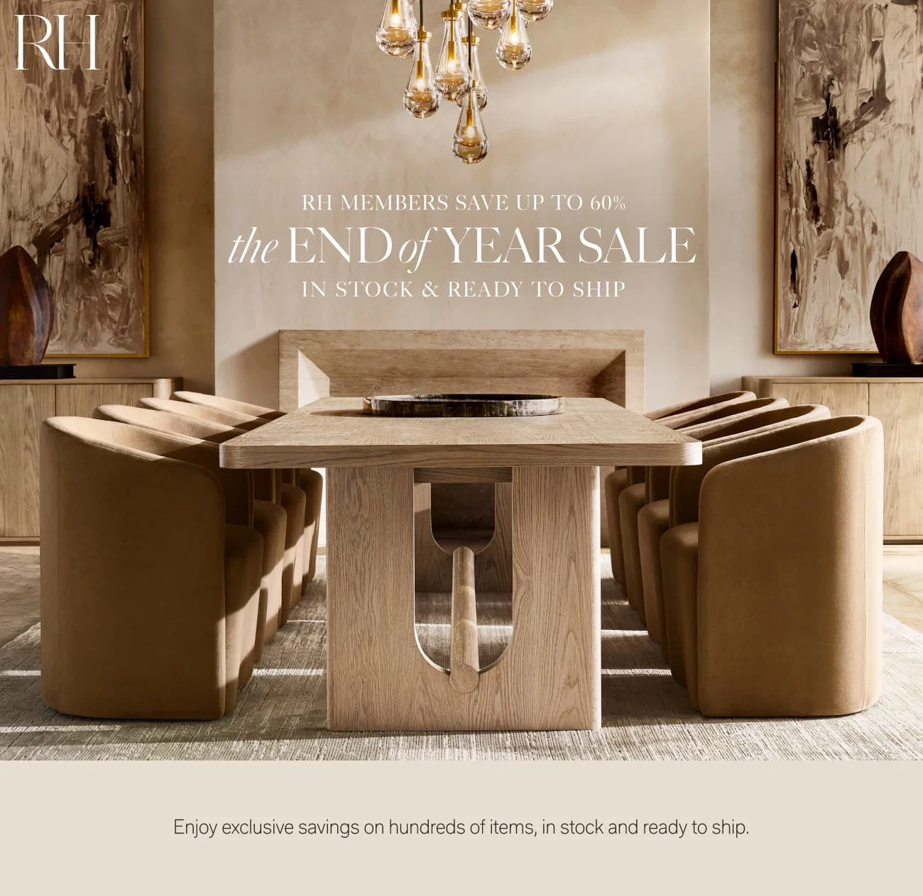 Restoration Hardware: Explore the End of Year Sale. Up to 60% Off ...