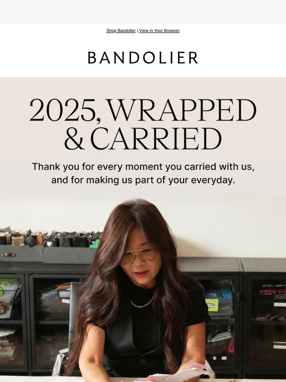 Bandolier: A Look Back with Our Founder: 2025, Wrapped & Carried | Milled