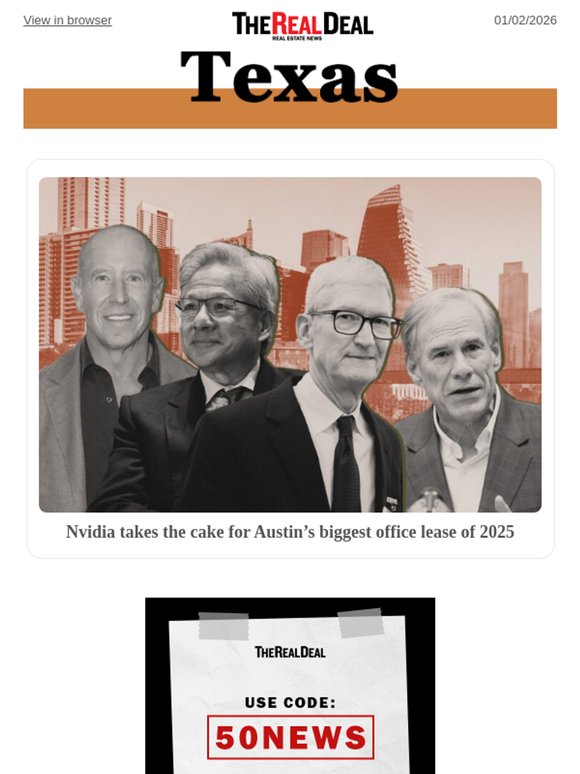 The Real Deal: Nvidia nabs Austin’s biggest office lease of 2025; BC ...