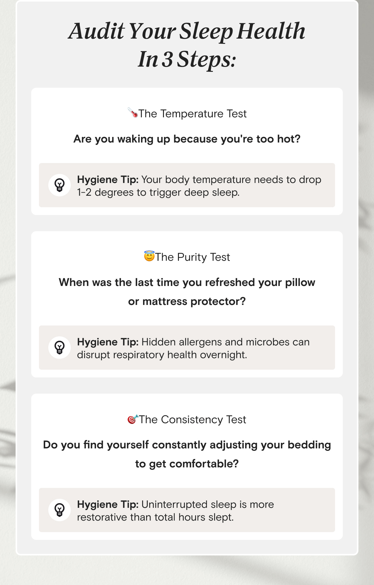Sijo: January Reset: The 2-Minute Sleep Health Audit 📋 | Milled