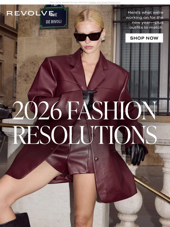 REVOLVE: 5 New Year's Resolutions To Follow | Milled