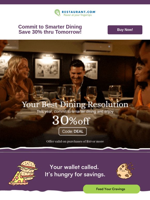 Restaurant: Resolution: Eat More, Spend Less 🤑 | Milled