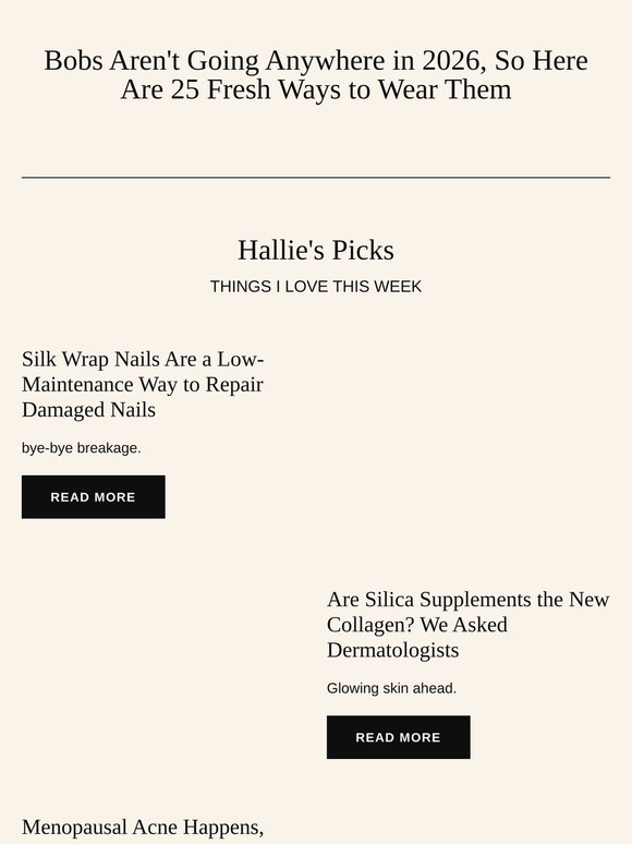 InStyle: 25 fresh bob haircuts to try in 2026 | Milled