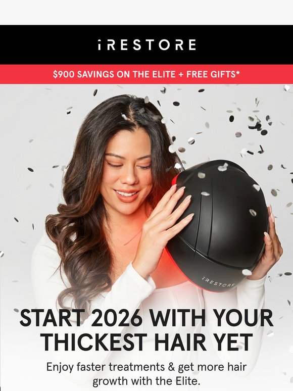 iRESTORE: A Heads Up About New Year Hair Growth Savings | Milled