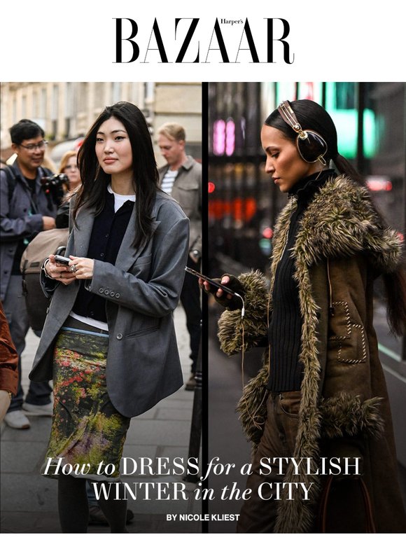 Harper's Bazaar: 9 Stylish Winter-in-the-City Outfits | Milled