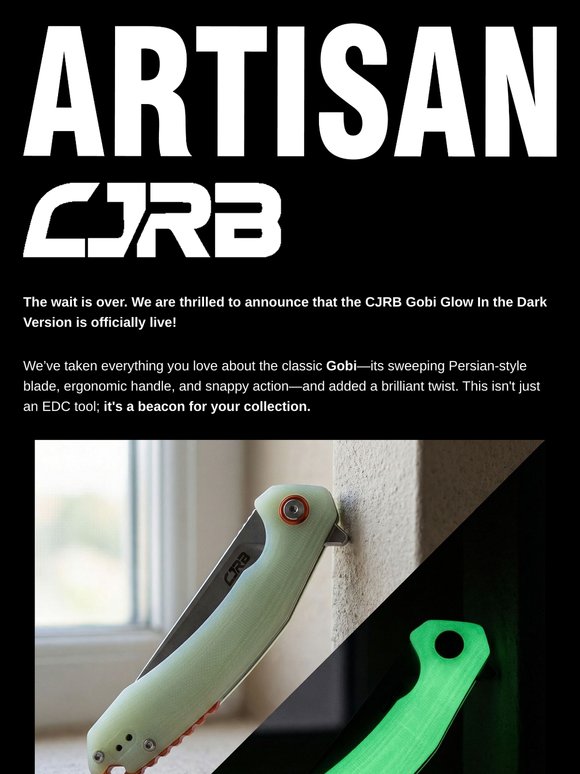 Artisan Cutlery: Light Up the Night: The Glow-in-the-Dark Gobi is Here ...