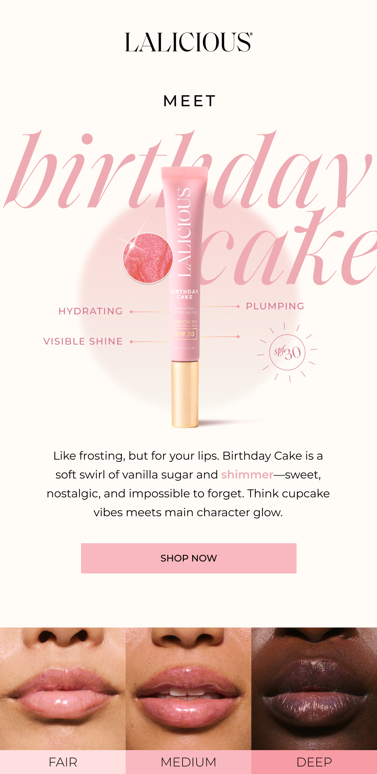 Lalicious: Meet our Birthday Cake Lip Butter 🎂 | Milled