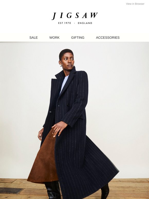 Jigsaw: REIMAGINED: The Maxi City Coat | Milled