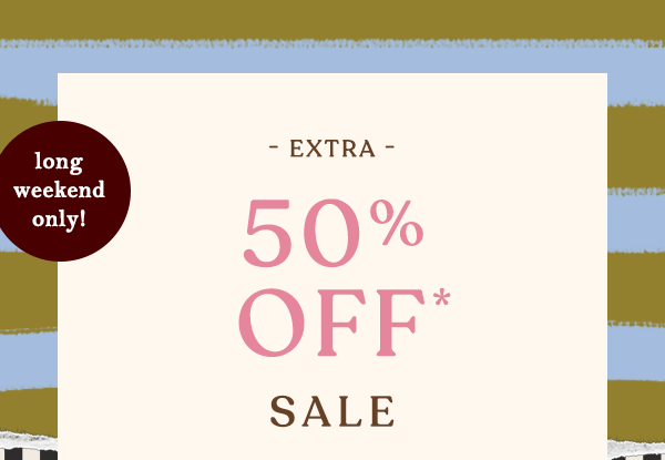 Anthropologie: Long Weekend Sale: Extra 50% Off! | Milled