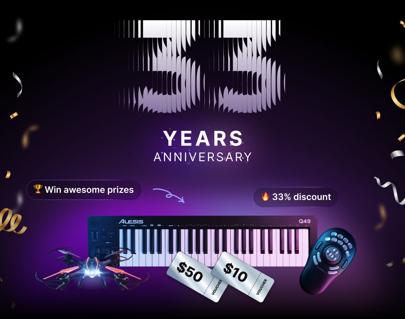 MAGIX: MAGIX turns 33: Get 33% off & win creator gear | Milled