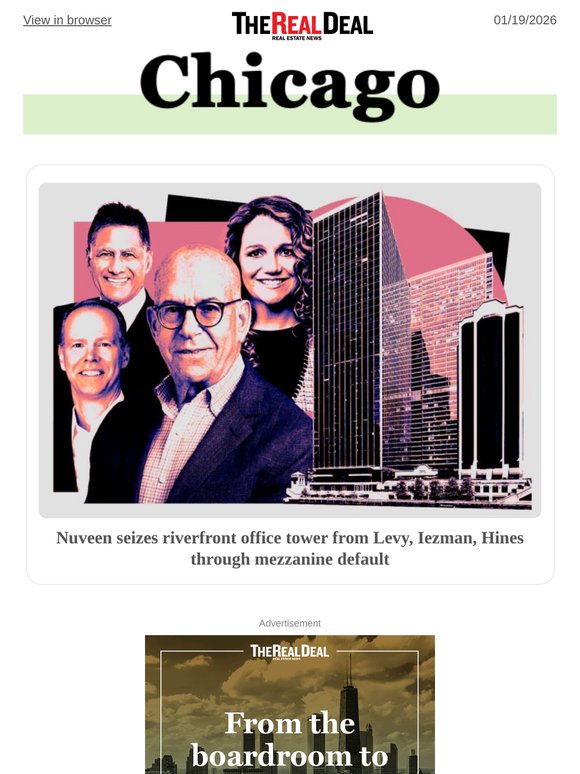 The Real Deal: Nuveen seizes riverfront office tower through mezzanine ...