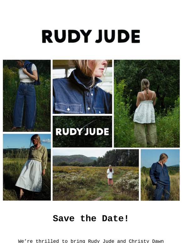 Rudy Jude: Mark Your Calendar: LA Sample Sale Coming Soon! | Milled