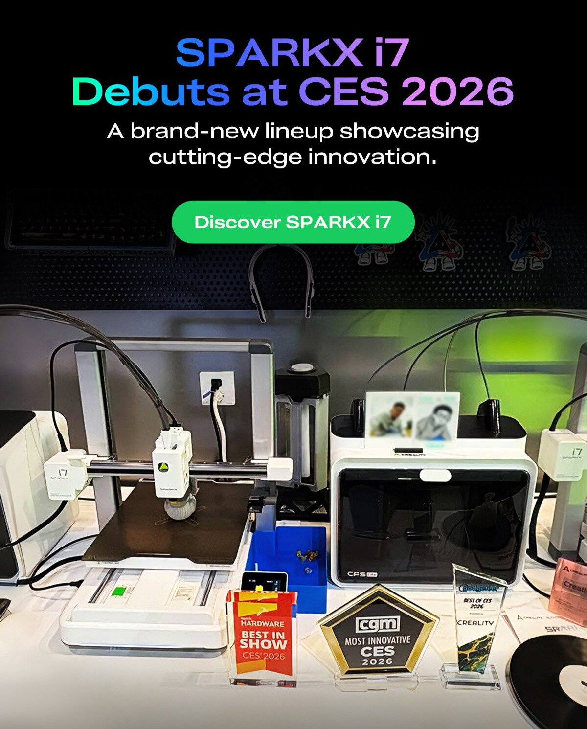 Creality: SPARKX i7 Debuts at CES 2026 | Milled