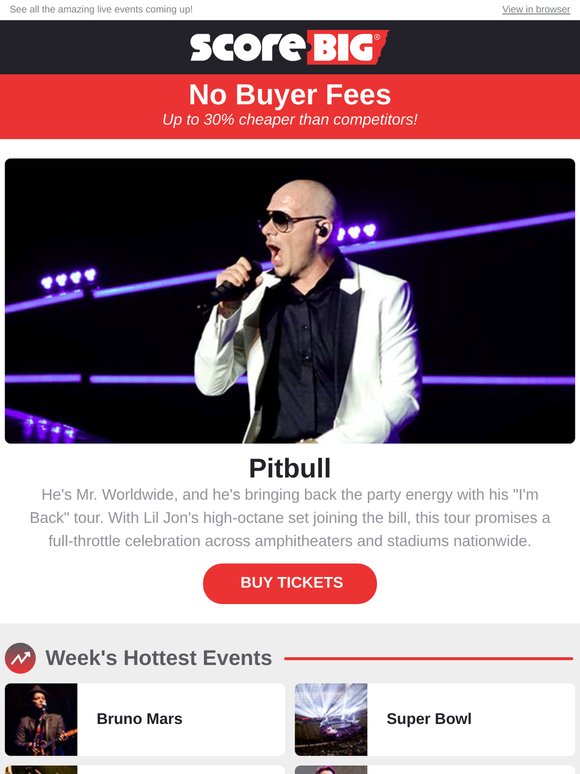 ScoreBig: Pitbull, Bruno Mars, BTS, and more | Milled
