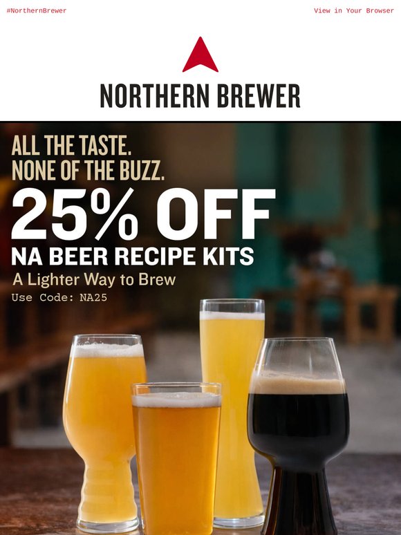 Northern Brewer: Take 25% Off All-Grain Non-Alcoholic Brewing Kits ...