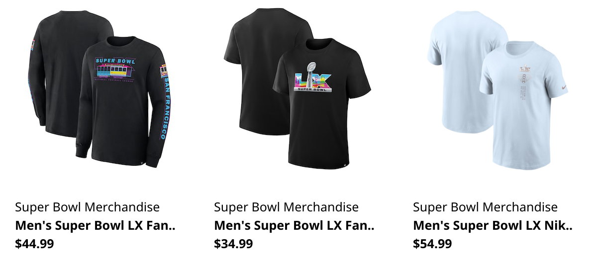 NFL: Shop Official NFL Super Bowl LX Gear | Milled