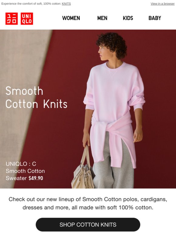 UNIQLO: NEW Smooth Cotton knits! | Milled