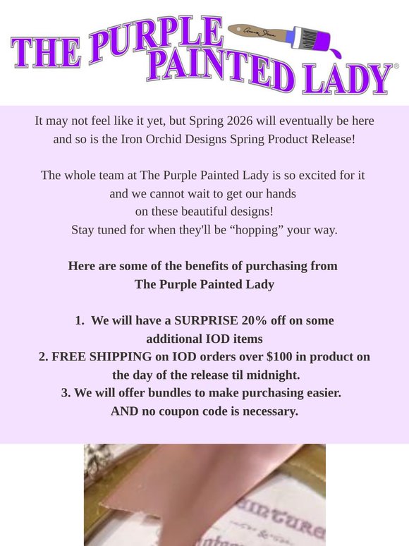 Sarah Hall Designs: IOD 2026 Spring Release Happening Very Soon | Milled