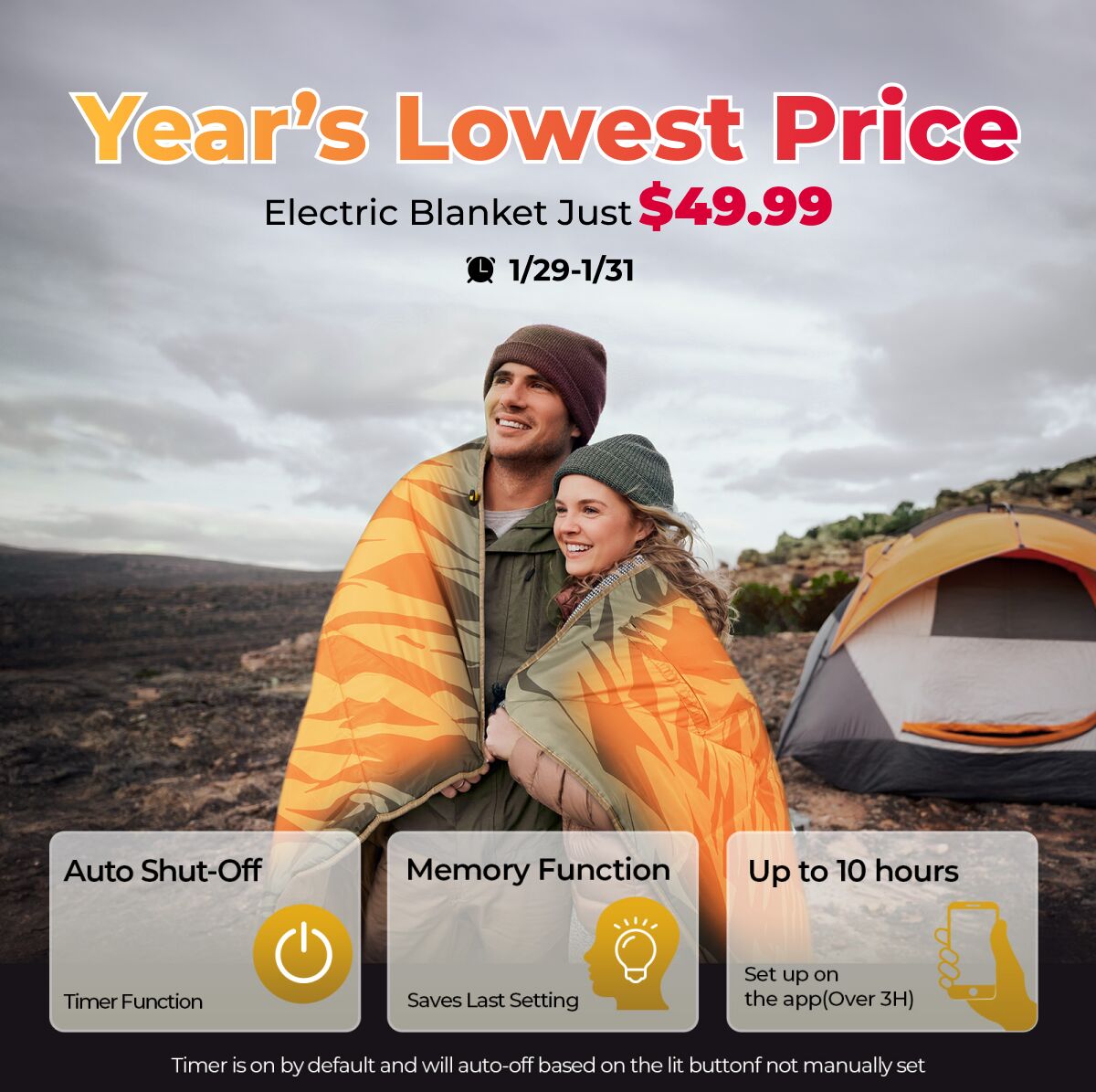BougeRV: Final Clearance $49.99 Heated Blanket Ends Soon😎🔥 | Milled