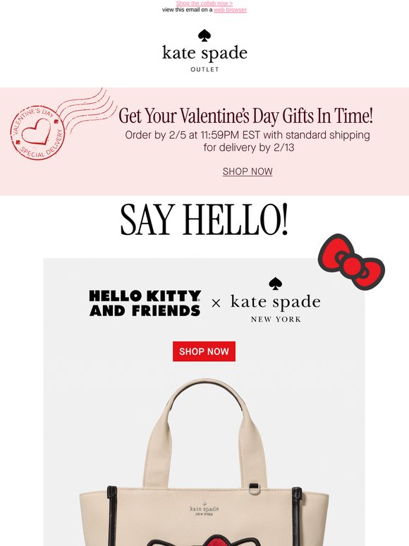 Kate Spade New York: She’s back! Hello Kitty® and Friends x Kate Spade ...
