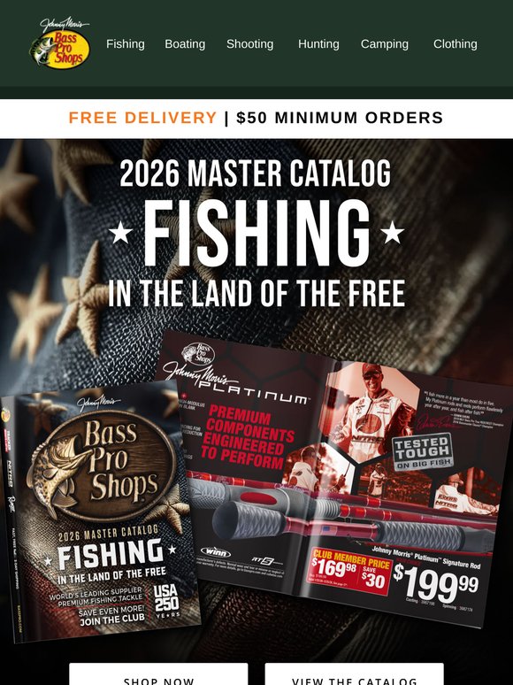 Bass Pro Shops 2026 Spring Master Catalog Is Here Milled