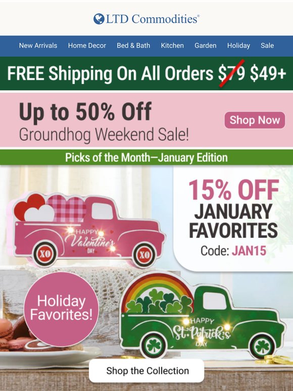 LTD Commodities: 🎉15% Off January Faves & Free Shipping | Milled