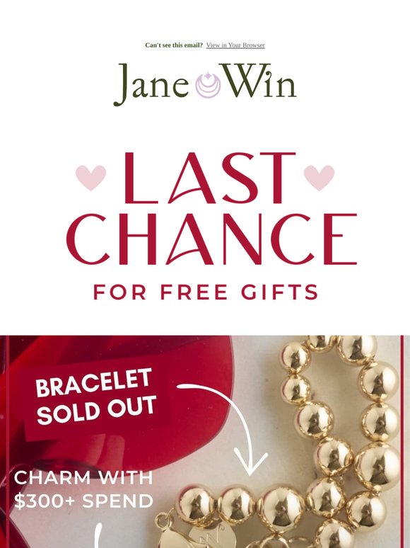 Jane Win: LAST CHANCE for Free Jewelry ️ | Milled