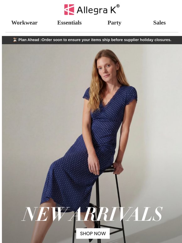 Allegra K: Step Into 2026 with Our New Arrivals. | Milled