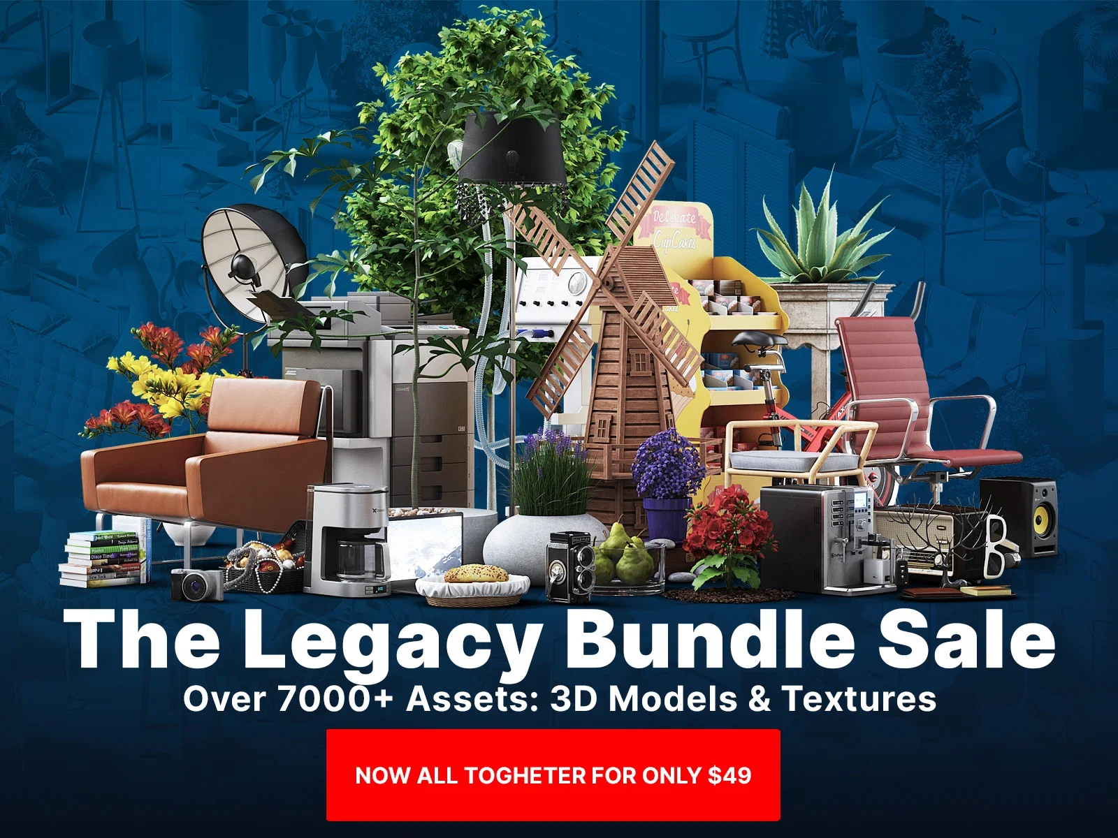 CGAXIS: 🔥 Legacy Bundle returns - years of CGAxis assets | Milled