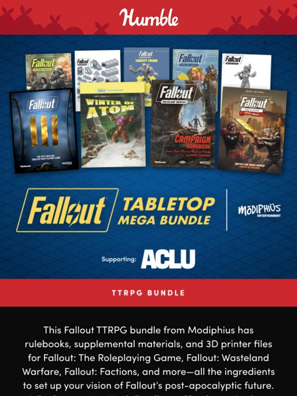 Humble Bundle: Adventure across the Wasteland with this giant Fallout ...