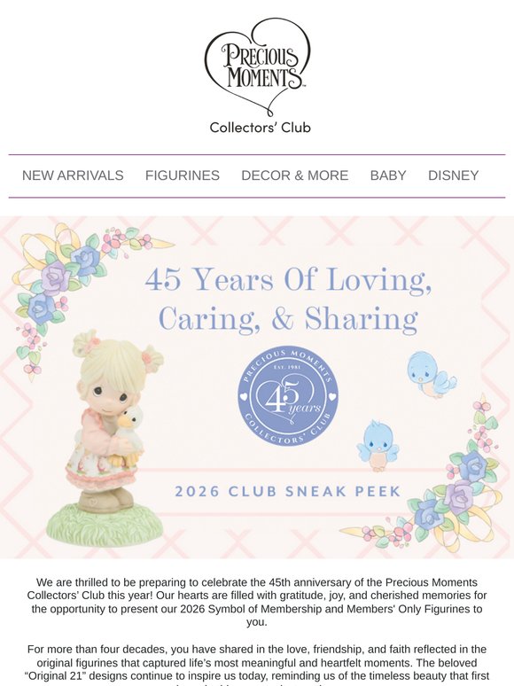 Precious Moments: Celebrating 45 Years Of The Precious Moments ...