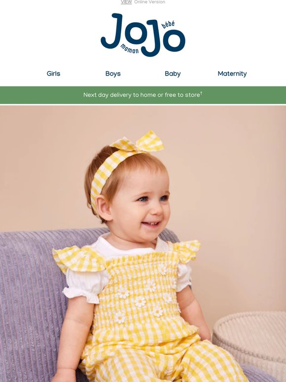 Jojo Maman Bébé: NEW IN: Styles too loved to stay long! | Milled