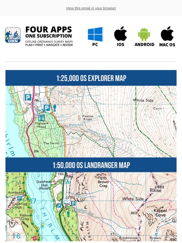 Anquet Maps: Ordnance Survey March 2026 map updates. | Milled