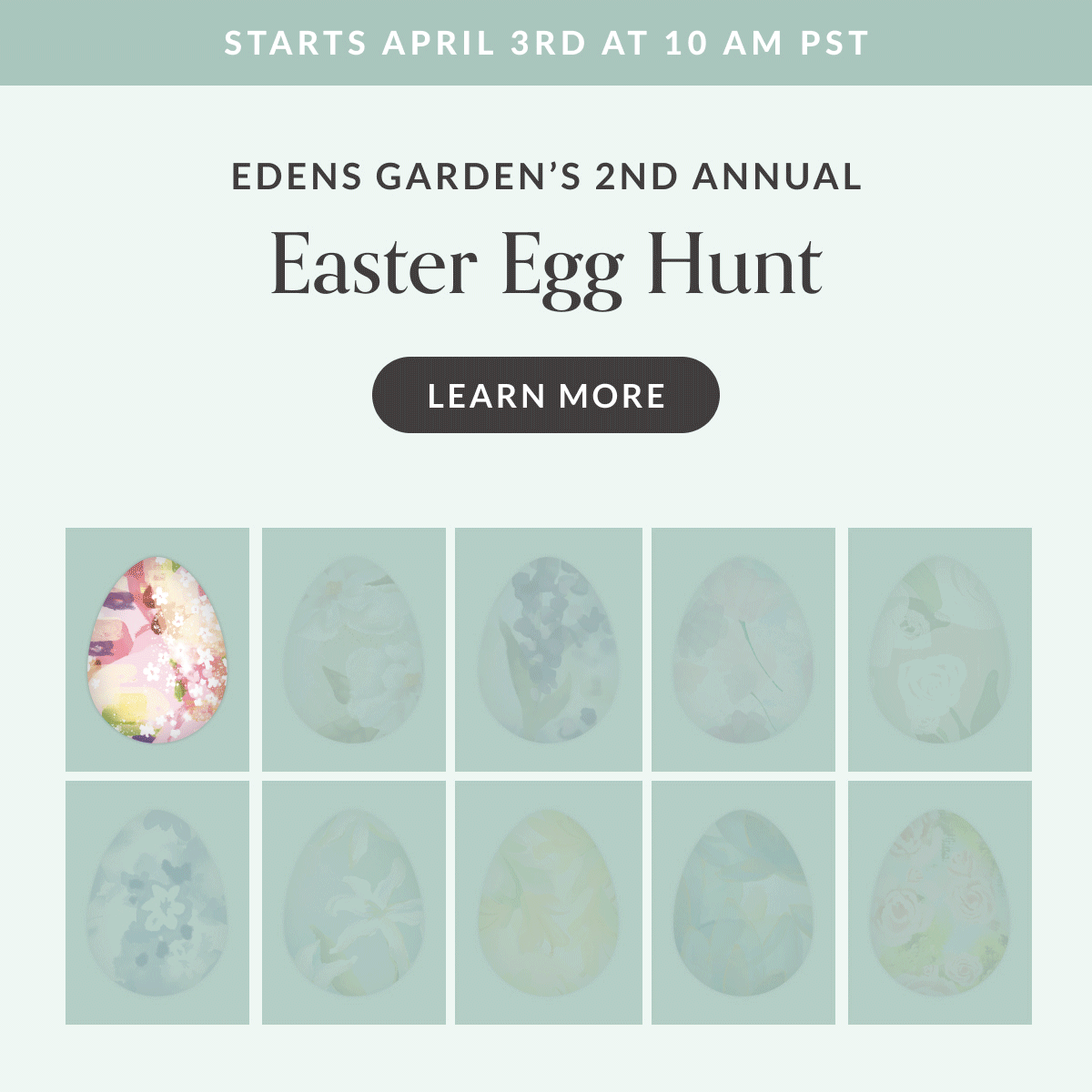 Edens Garden: Our 2nd Annual Easter Egg Hunt Starts Soon! | Milled